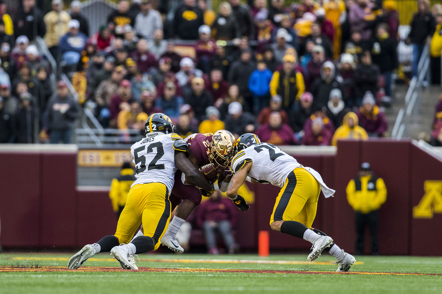 Amani Jones gets reps on D-line as Iowa’s defense makes changes - The ...