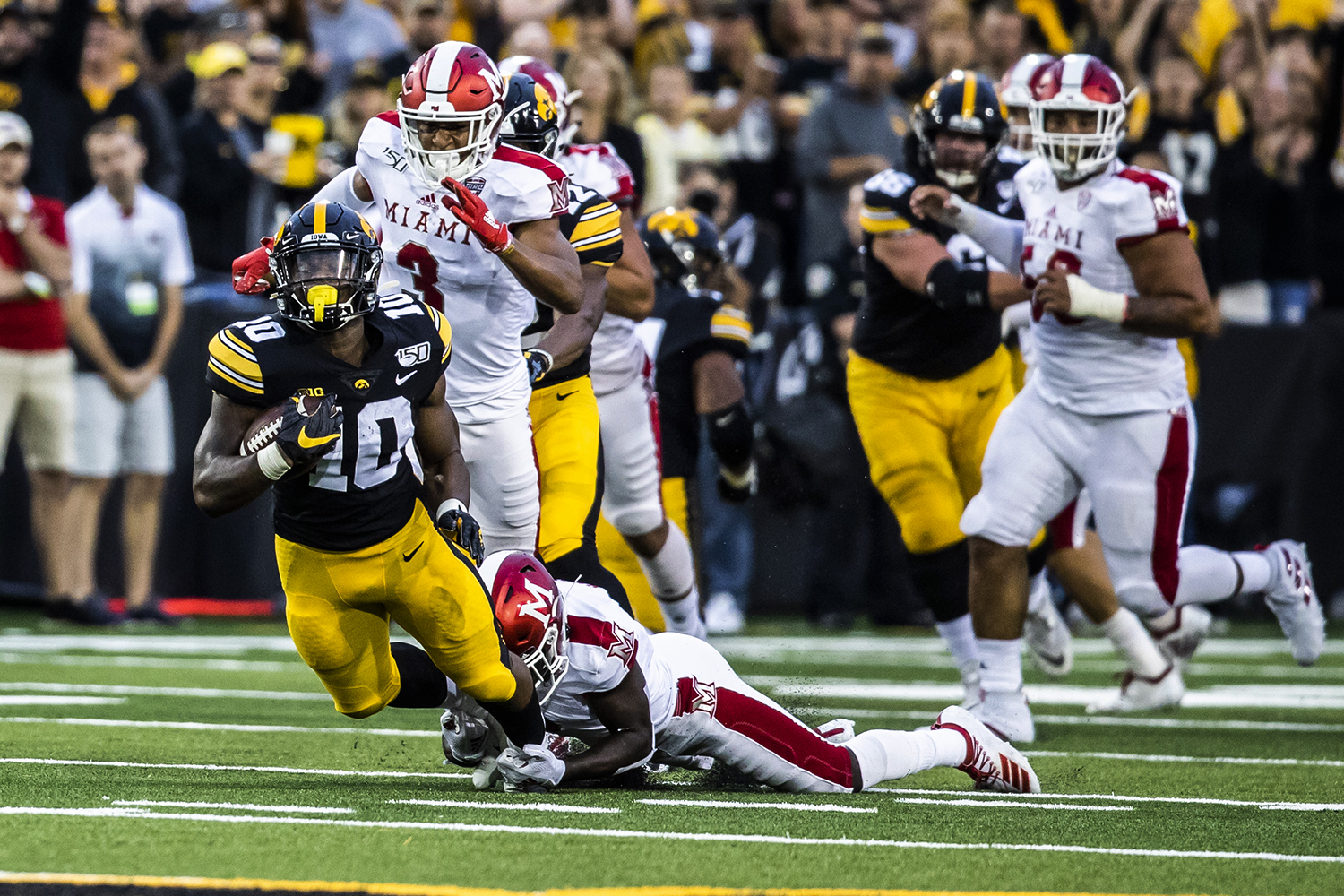 Hawkeyes re-energize rushing attack against RedHawks - The Daily Iowan