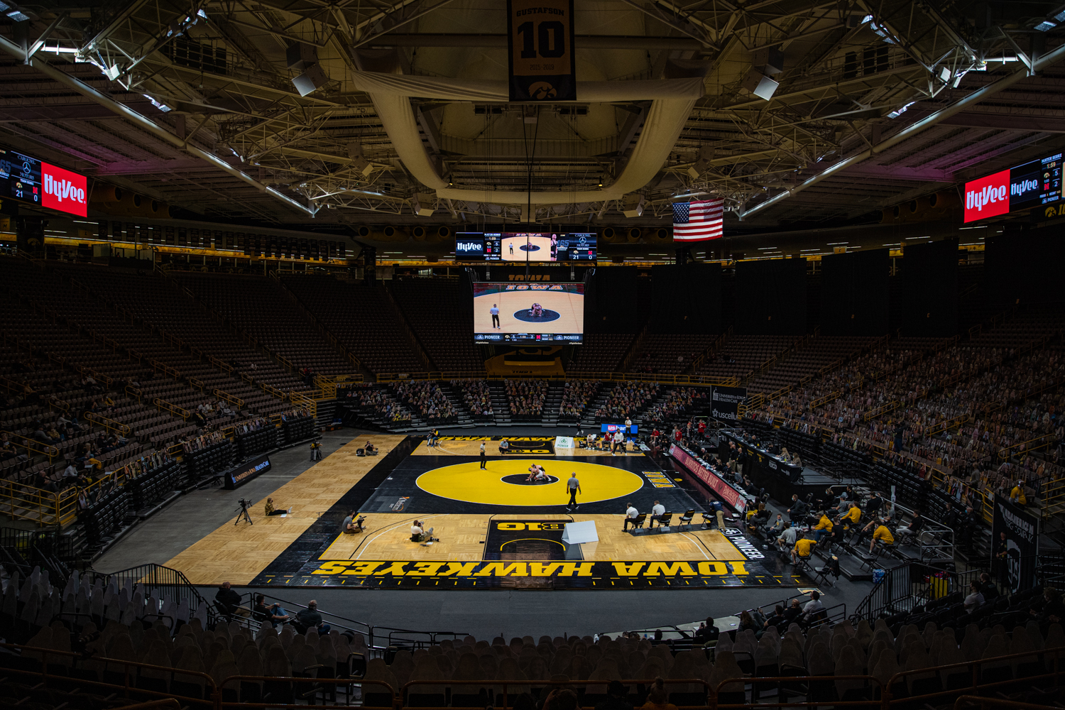 Iowa wrestling returns to limited in-person activities, dual against ...