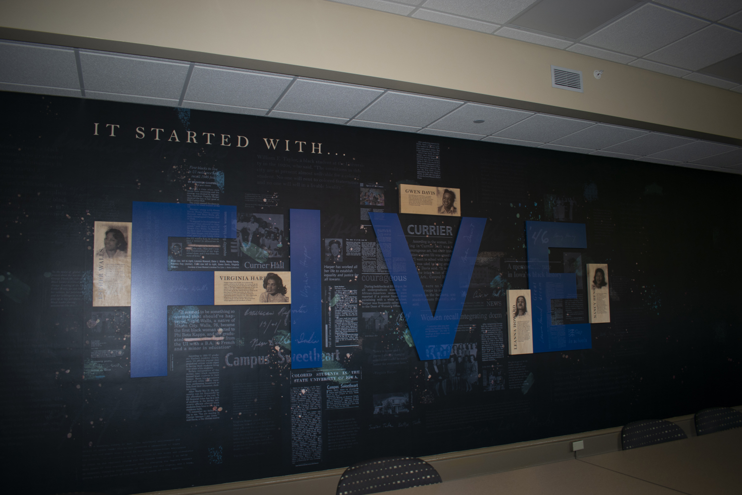 New mural tells story of first five Black women to integrate UI ...