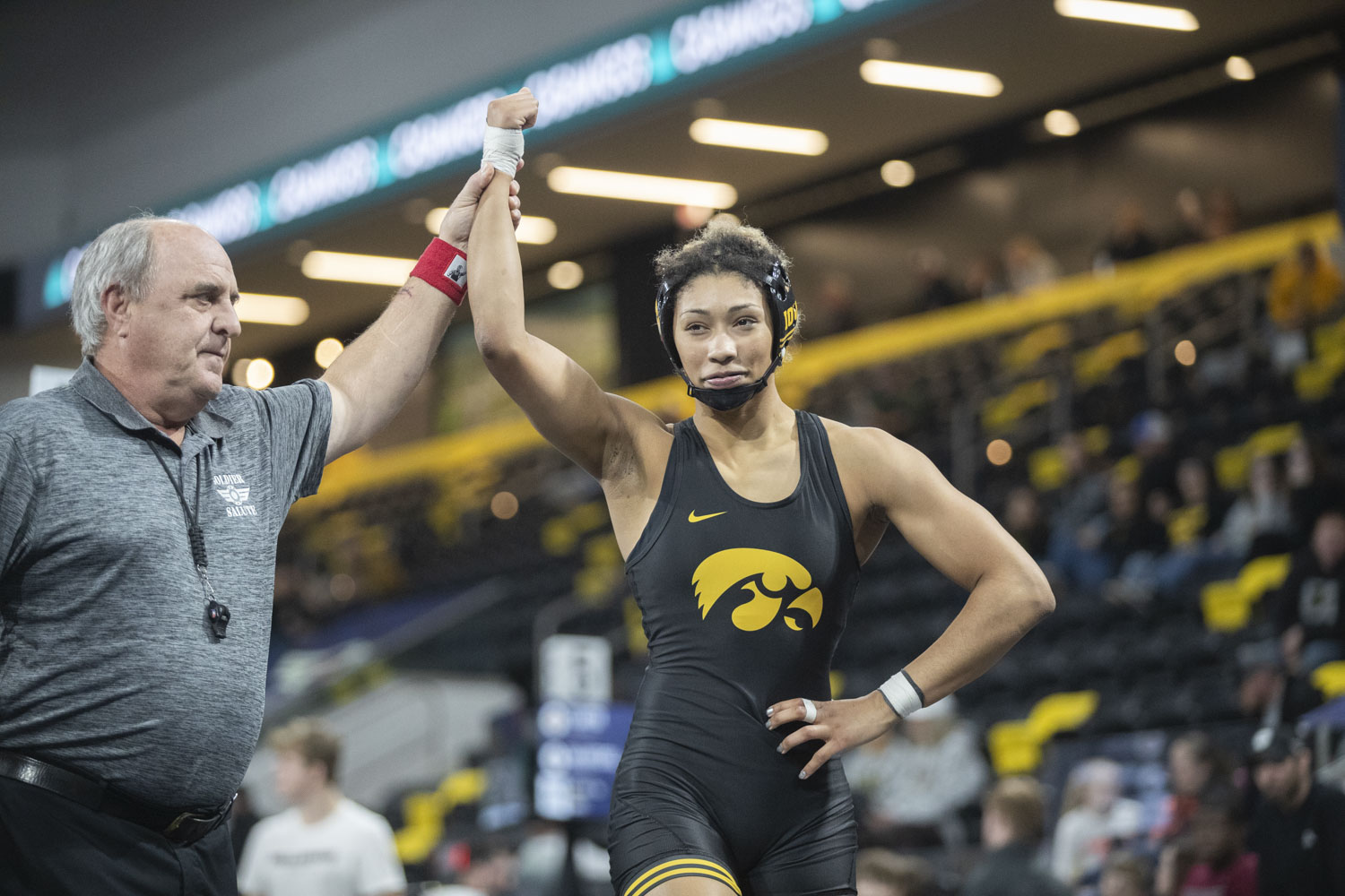 Iowa women's wrestling dominates Augustana in opening dual of Iowa ...
