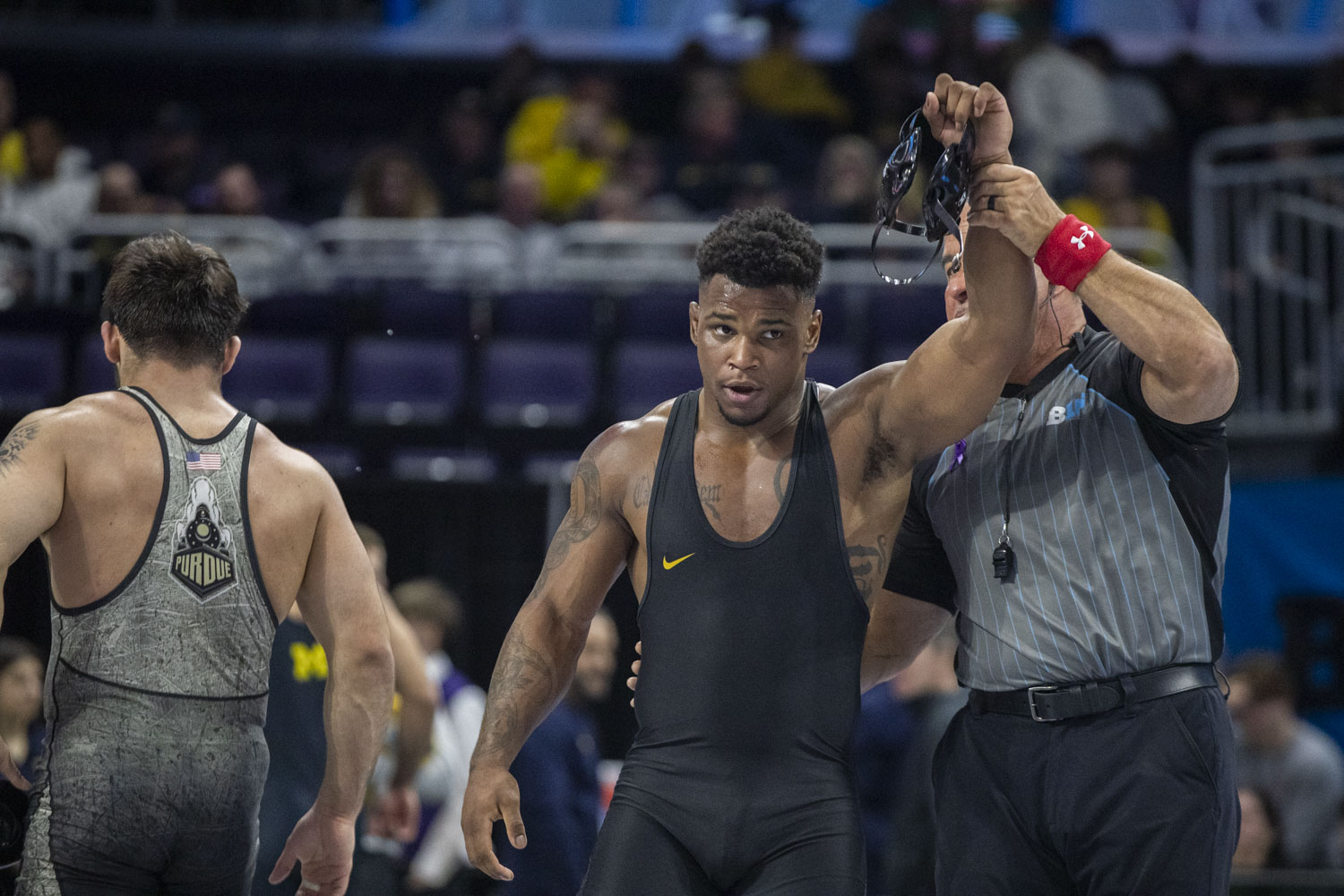 Photos: Session one of the 2025 men’s Big Ten Wrestling Championships ...