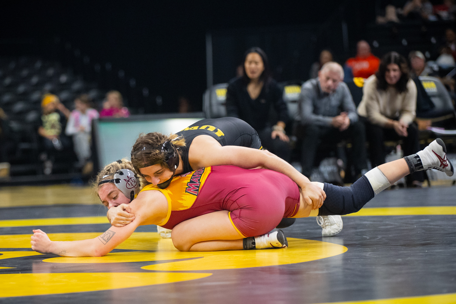 Photos: No. 1 Iowa women's wrestling defeats No. 5 Colorado Mesa and ...